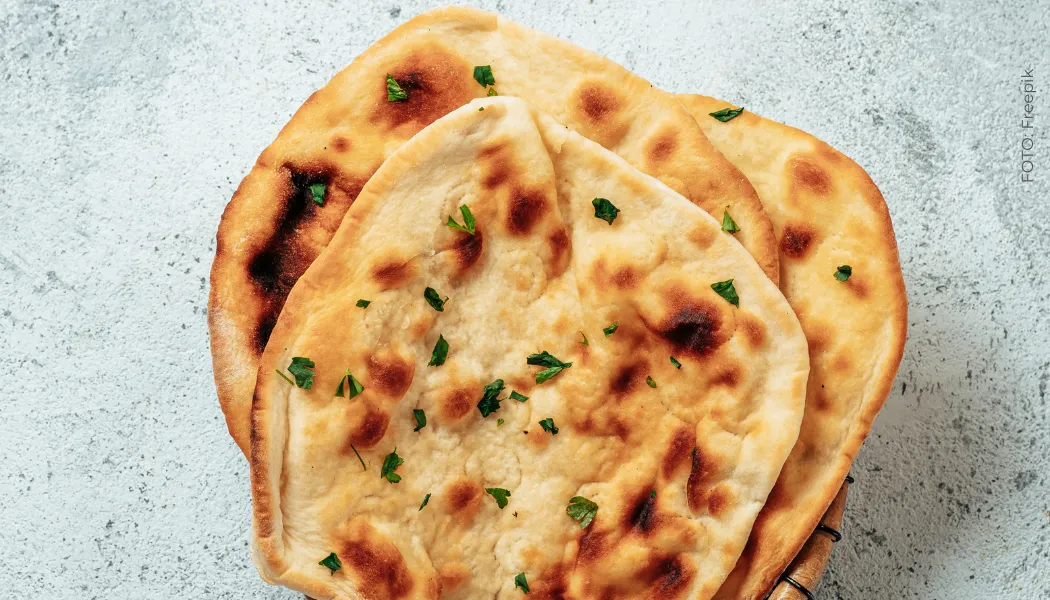 ¿Cómo hacer un pan naan? Mira el paso a paso