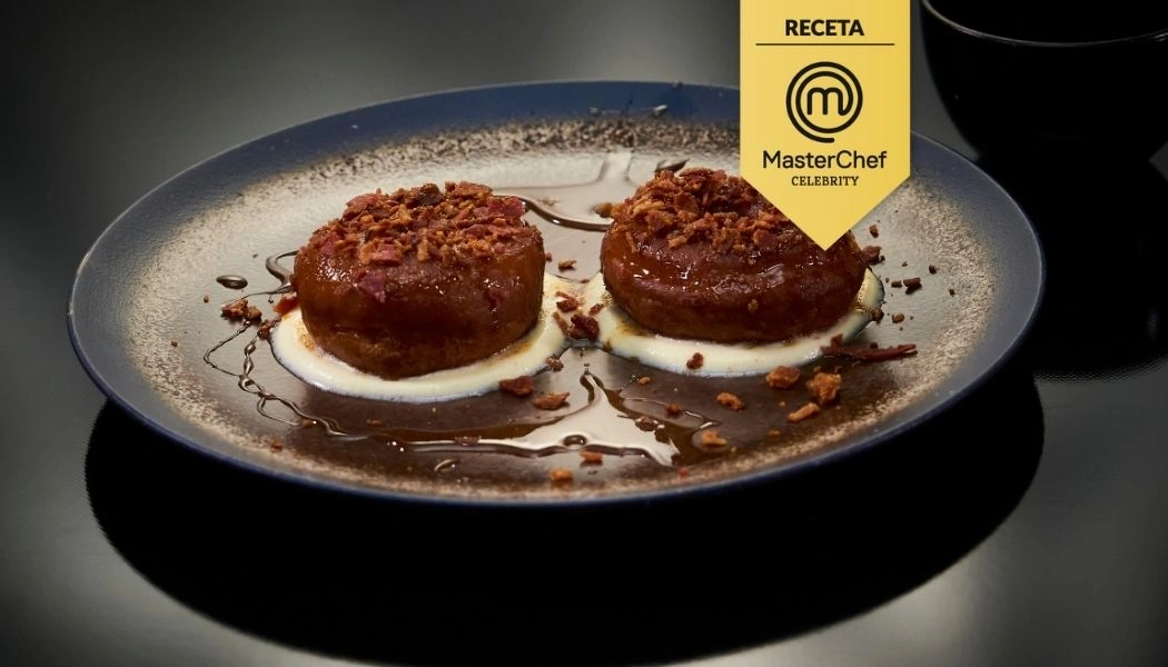Receta donas con tocineta y salsa de queso: ver