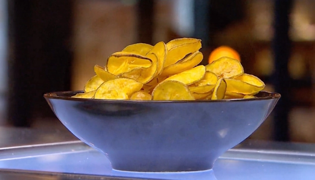 Cómo hacer moneditas de plátano crujientes